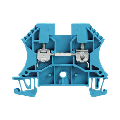 Weidmuller WDU 4 BL Feed-Through Terminal Block, 4mm², 32A, 800V, Screw ...