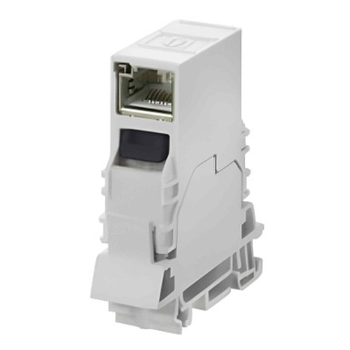 Weidmuller IE-TO-RJ45-C Industrial Ethernet Outlet, RJ45 to RJ45 ...