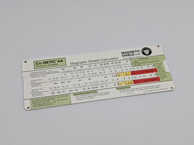 Slide Rule Calculator for Co-NETIC® Alloy