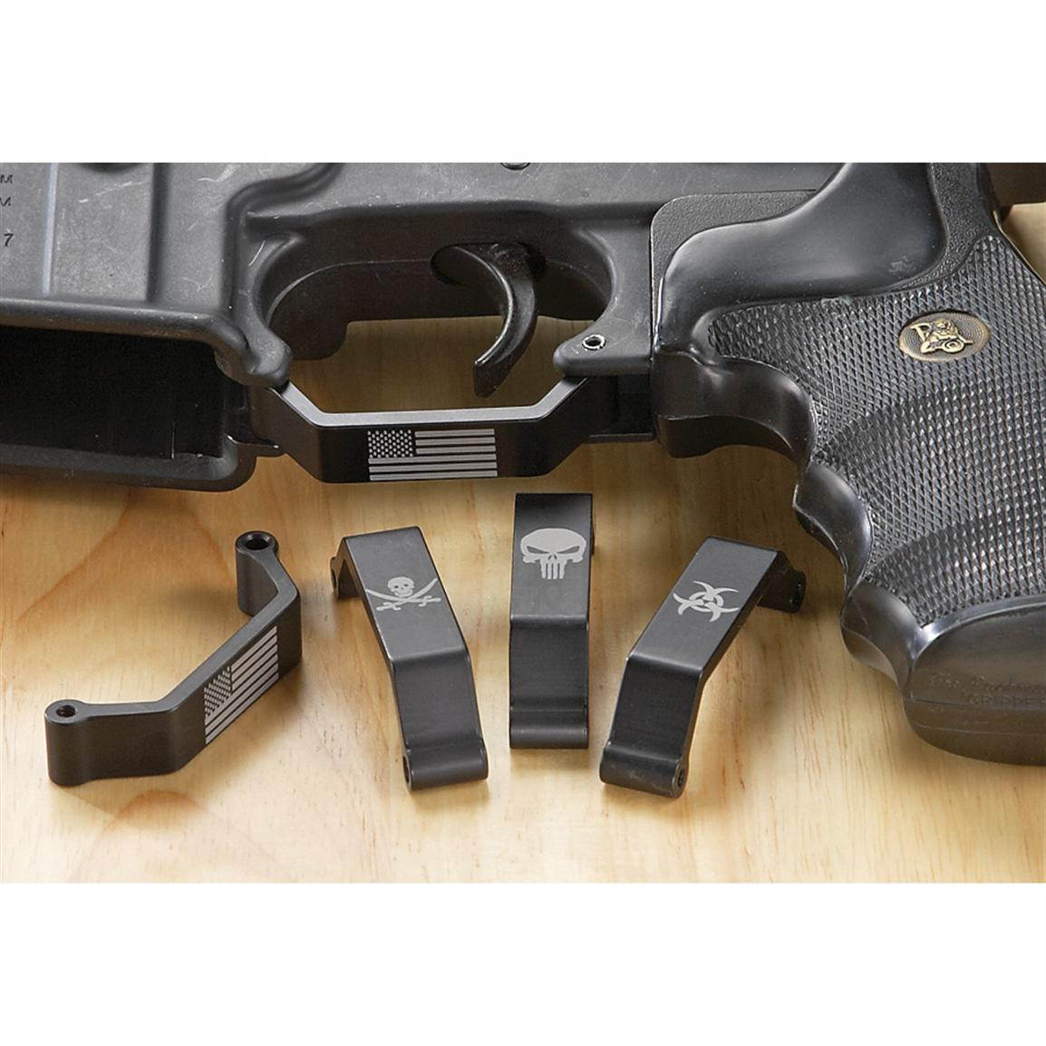 OVERSIZE DEATH HEAD TRIGGER GUARD - GLOCKPLATES