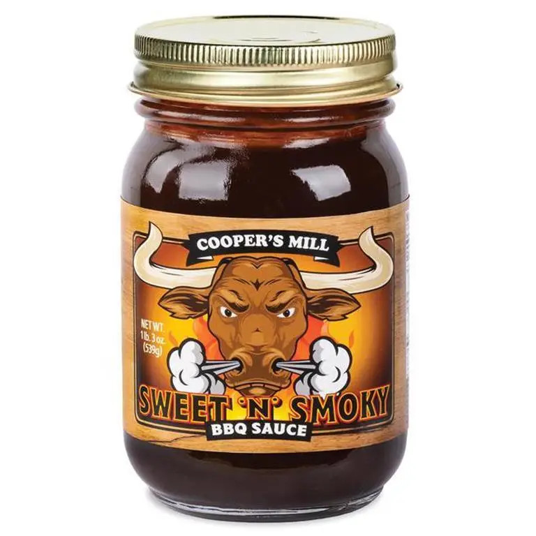 Sweet N Smokey Bbq Sauce - Pint - Hasselmann Family Farm