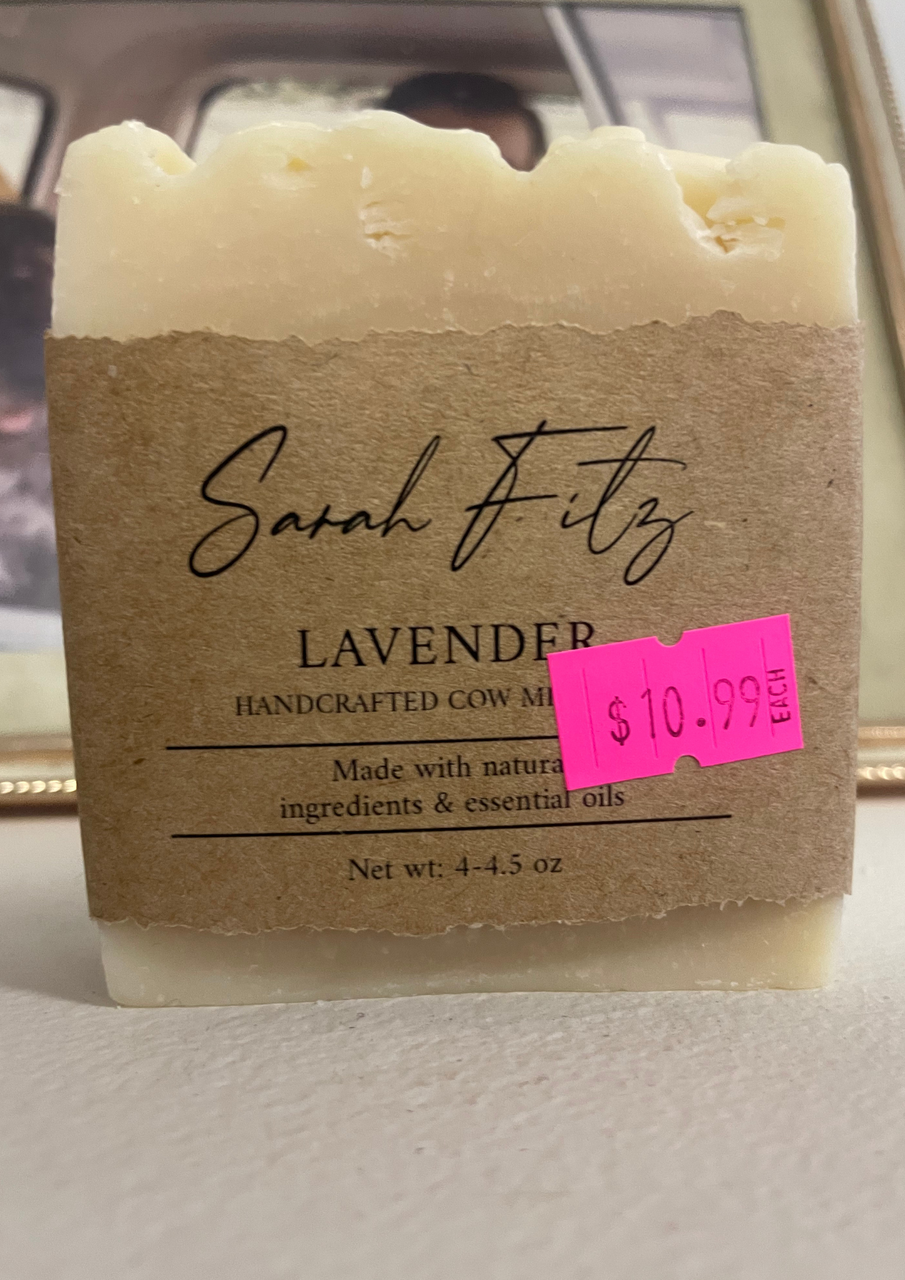 Lavender Cow Milk Tallow Soap - Hasselmann Family Farm