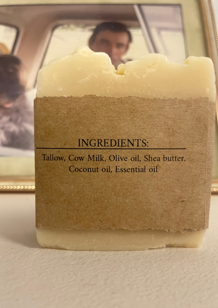 Lavender Cow Milk Tallow Soap - Hasselmann Family Farm