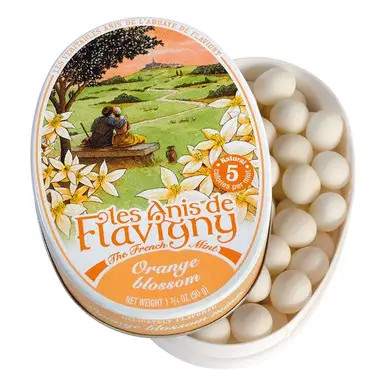 Les Anis De Flavigny All Natural Orange Mints 1.8oz - Hasselmann Family ...