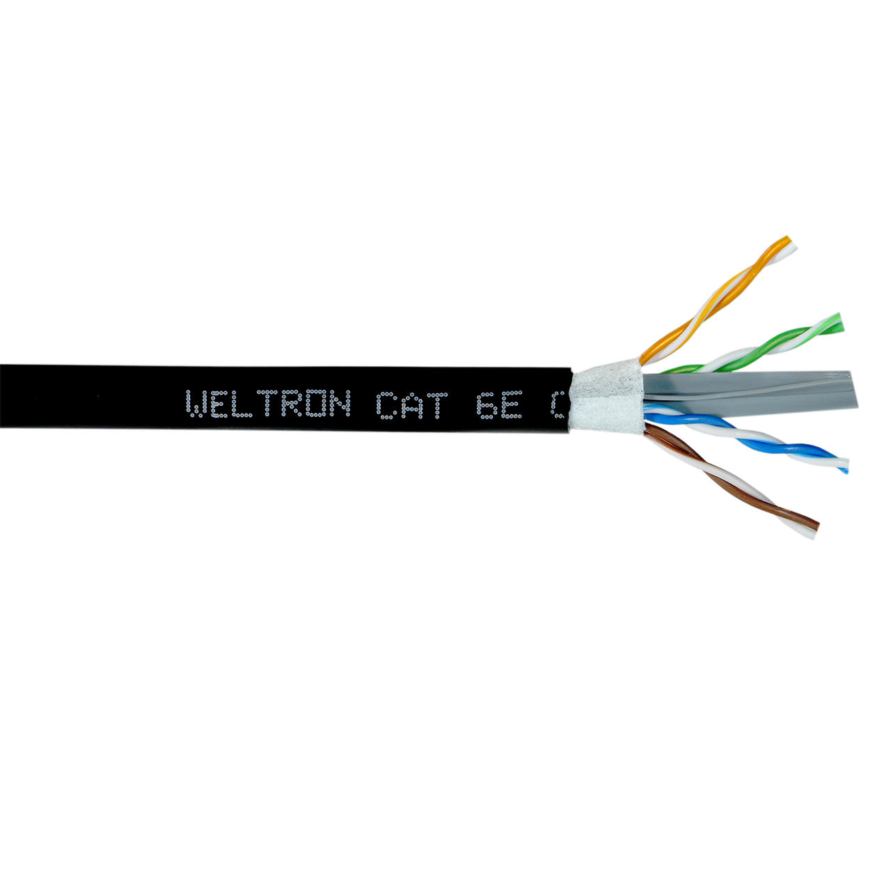 DB2404L6-CAT6 UTP Solid CMX Direct Burial Wire 1000Ft Weltron