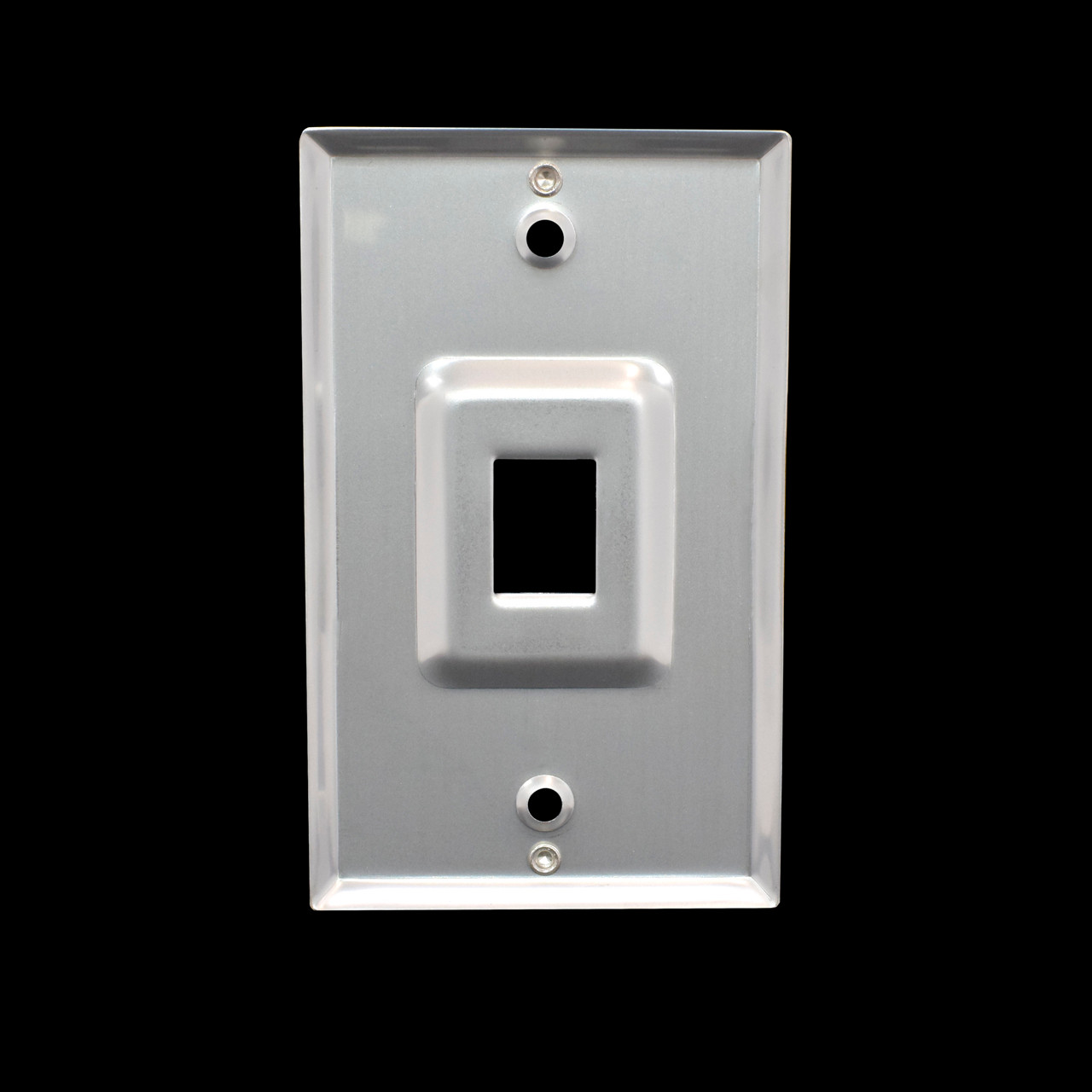 44-746S-1P,1 PORT SINGLE GANG KEYSTONE STAINLESS,WELTRON®