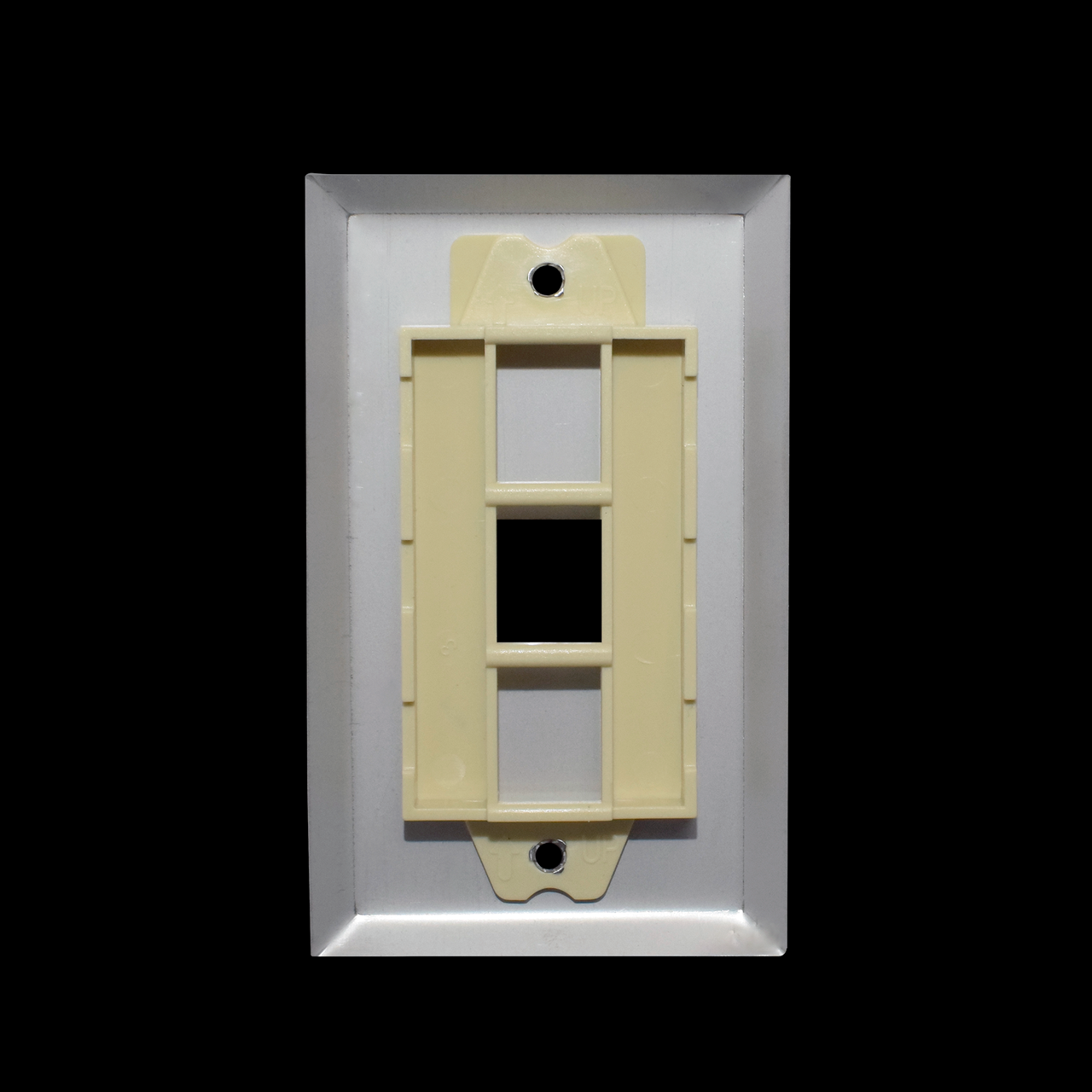 Stainless Steel Single Gang Keystone Plates Weltron