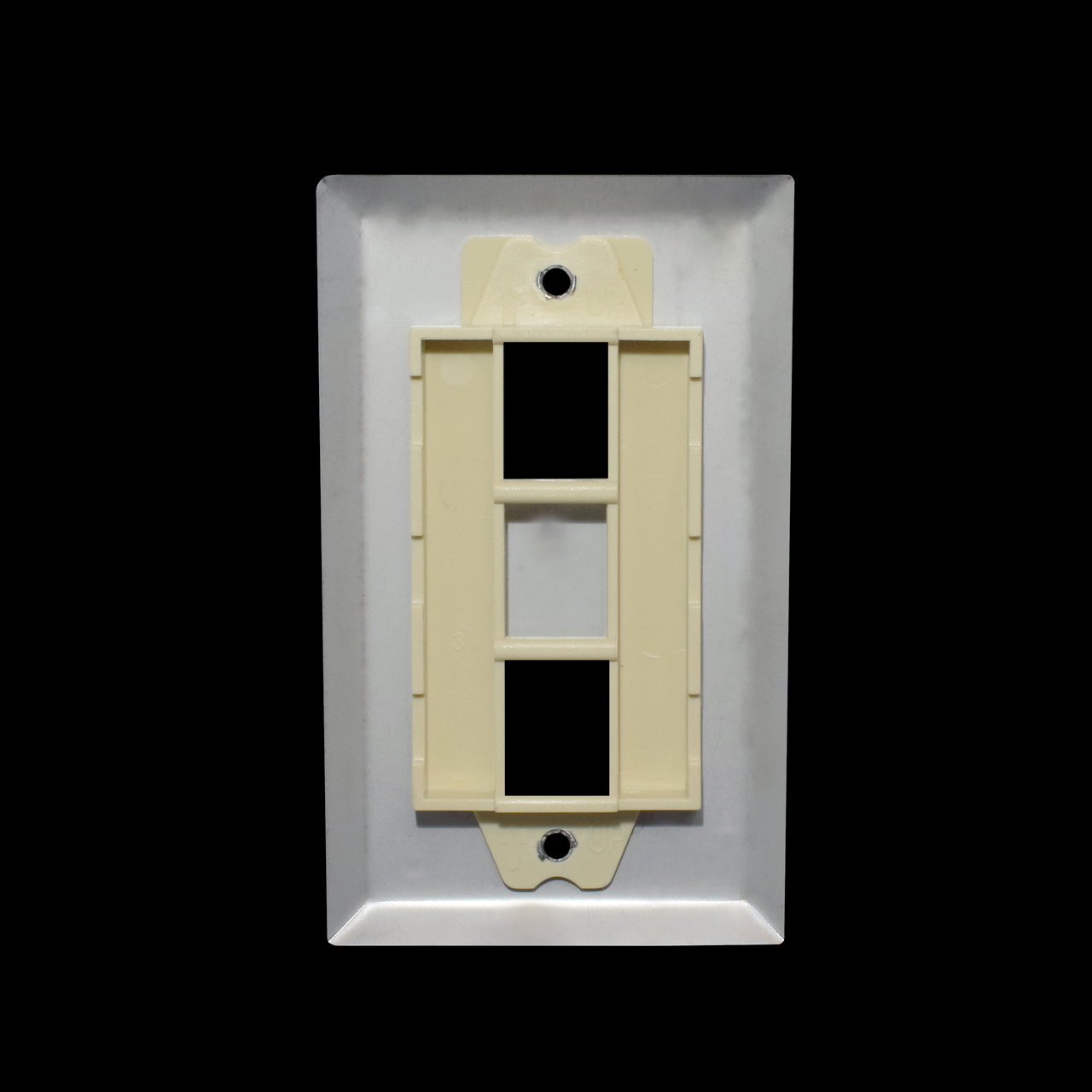 Stainless Steel Single Gang Keystone Plates Weltron