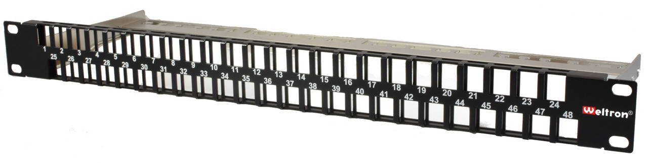 High Density Rear Load Blank Patch Panel Weltron