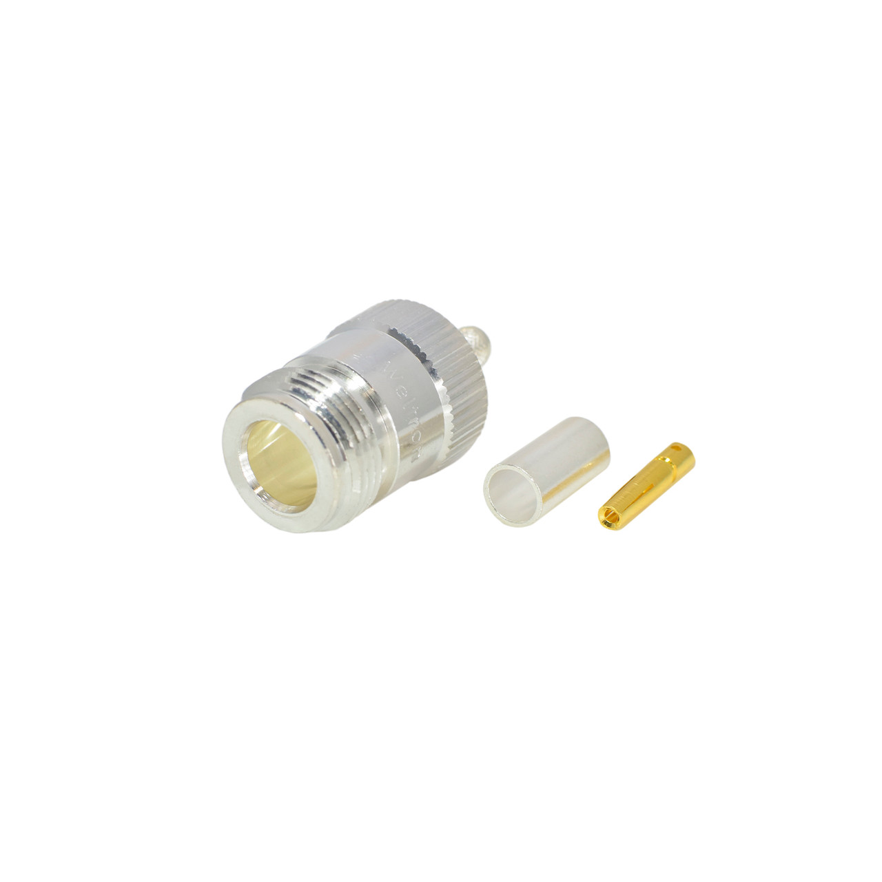 44-263-58,N-TYPE FEMALE JACK CRIMP CONNECTOR FOR RG-58,Weltron