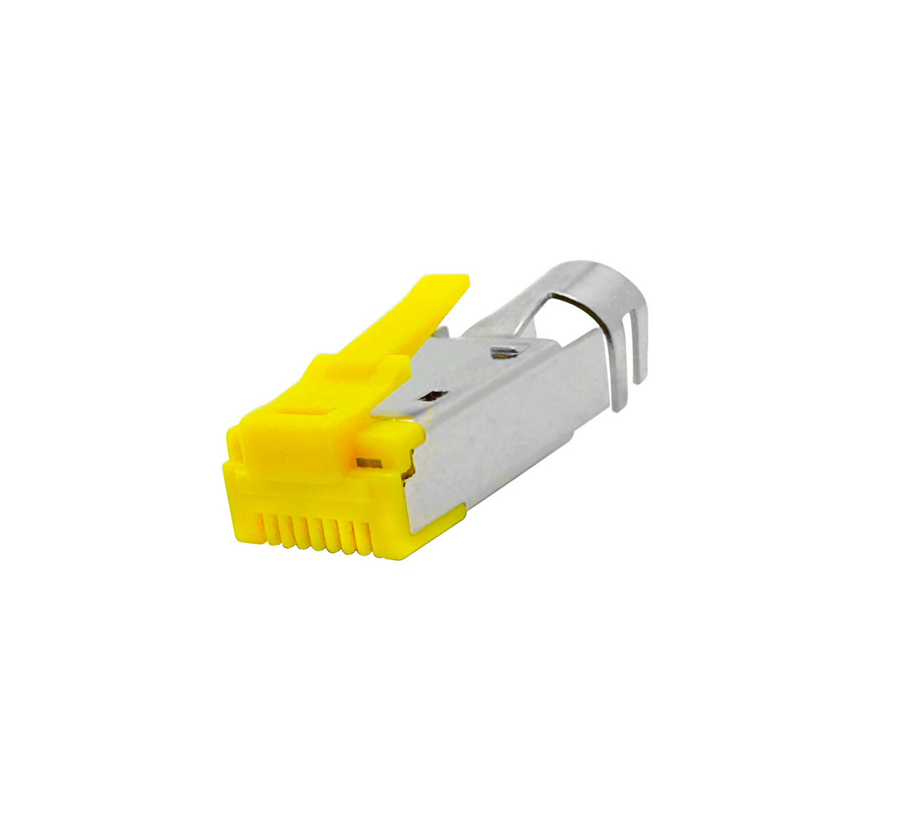 Cat6A Industrial Shielded RJ45 Modular Plug | 50µ Gold Contacts | Screw ...