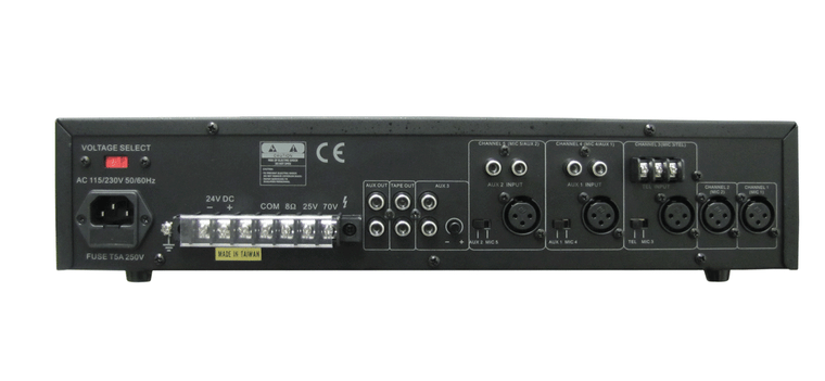 WA-612E , 120 Watt Mixer Amplifier, Weltron