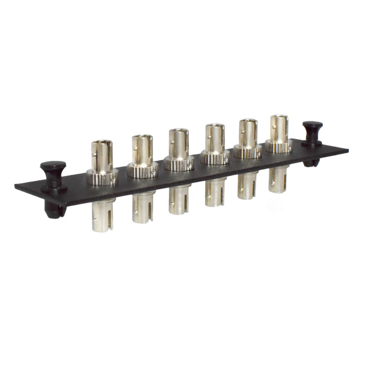 Weltron - 6 Port Loaded ST Fiber Panel