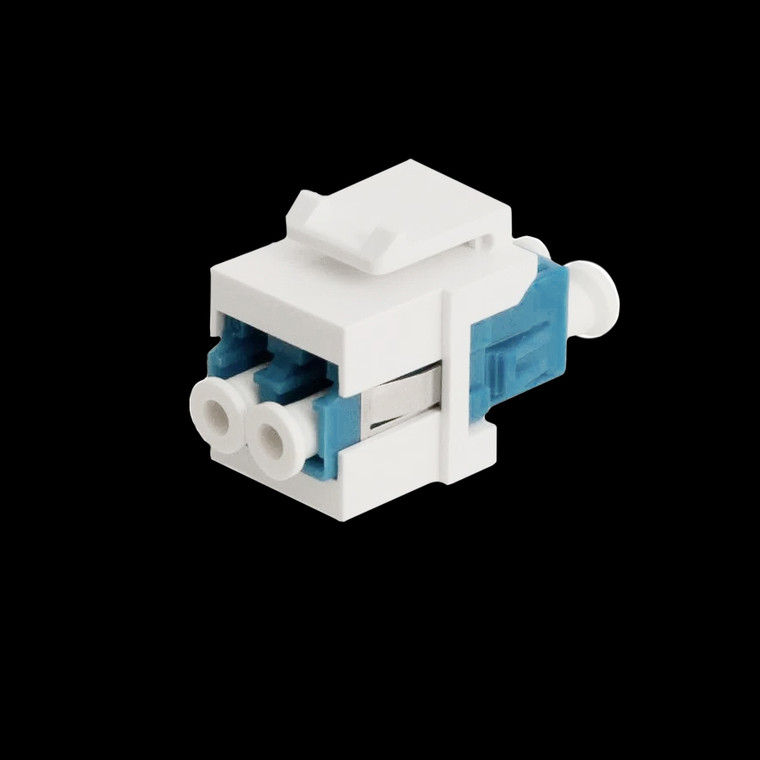 WELTRON DUPLEX SINGLE MODE LC/LC KEYSTONE FIBER COUPLER