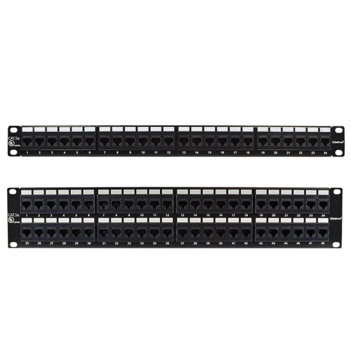 Rack Mount Category 5e 110 Type Patch Panel Weltron
