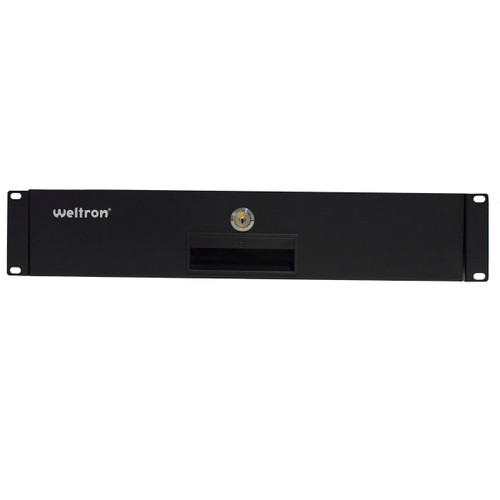 90-ESWD-2U,2RU RACK DRAWER, BLACK ,WELTRON