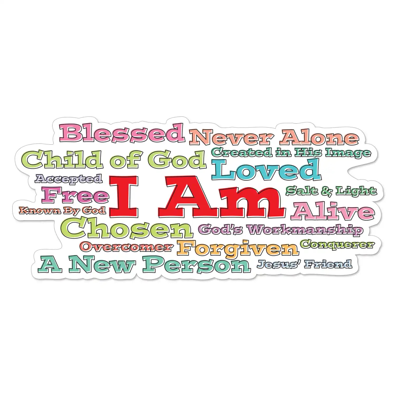 Wall Decals - Word Cloud Decals - Creative For Kids, Inc