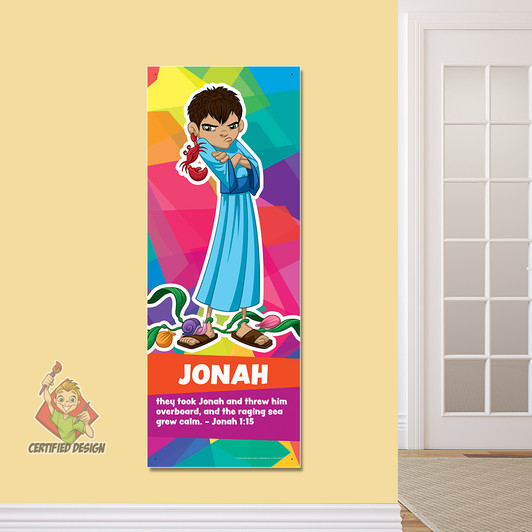 Kids Church Bible Heroes Banners