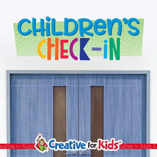 Welcome To Children's Ministry Horizontal Wall Decal