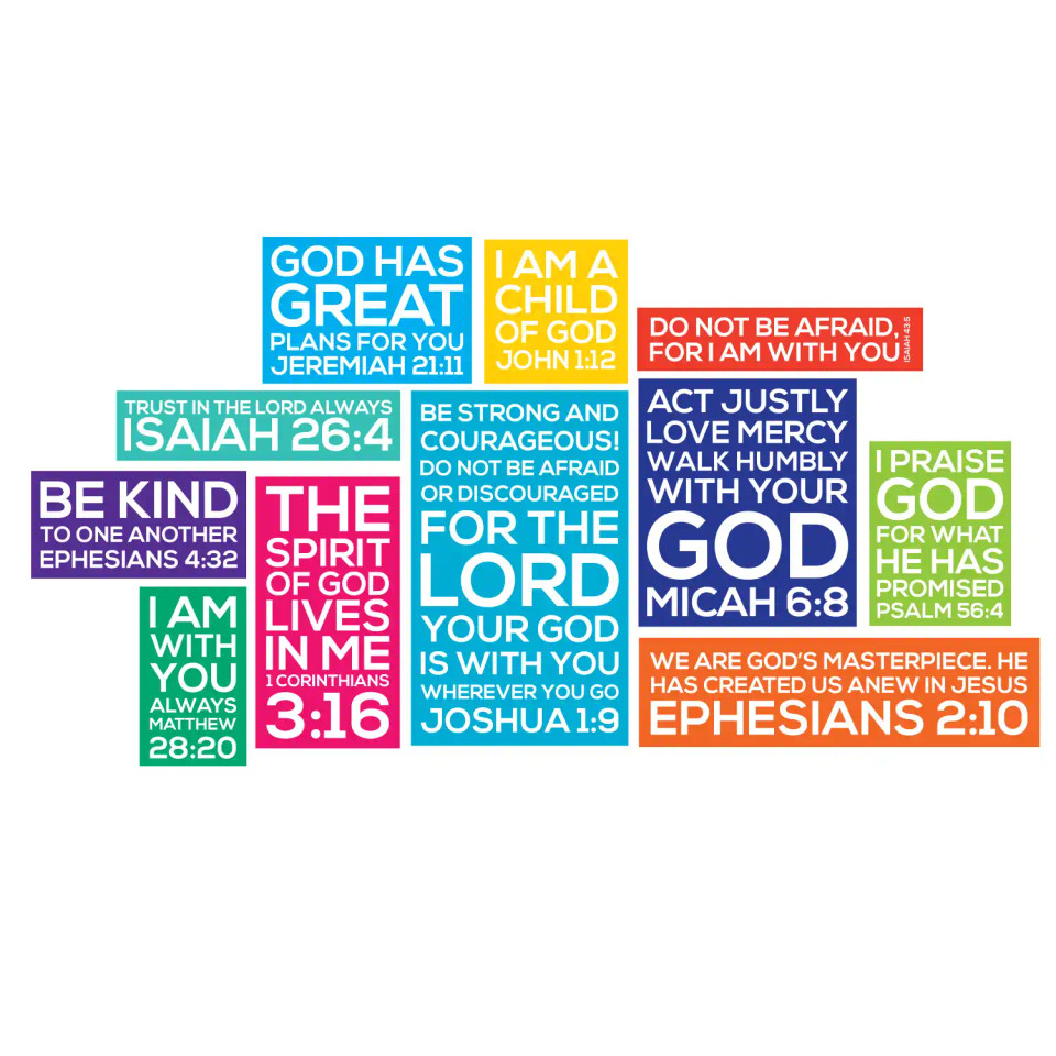 Wall Decals - Crisp Design Scriptures - Page 1 - Creative for Kids