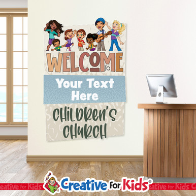 Custom Welcome to Children's Church Wall Decal