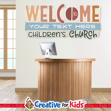 Custom Welcome to Children's Church Wall Decal