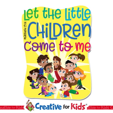 Let The Little Children Come To Me Bible Verse Wall Decal