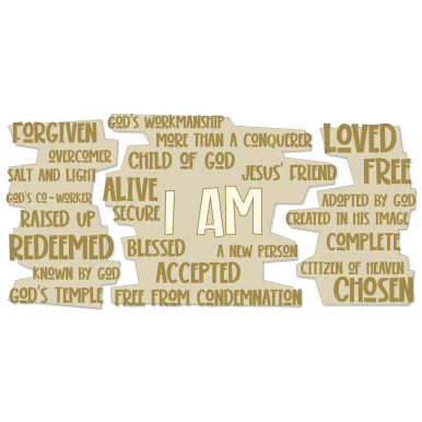 I am - Neutral Puzzle Word Cloud