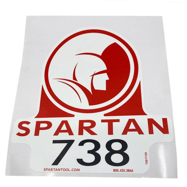 Spartan Tool "Spartan 738" Decal: 73817100
