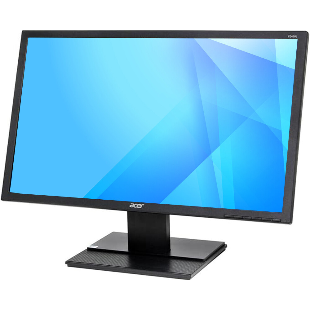 Acer V246HL 24in 1920x1080 Full HD 16:9 DVI VGA DP Desktop Computer ...