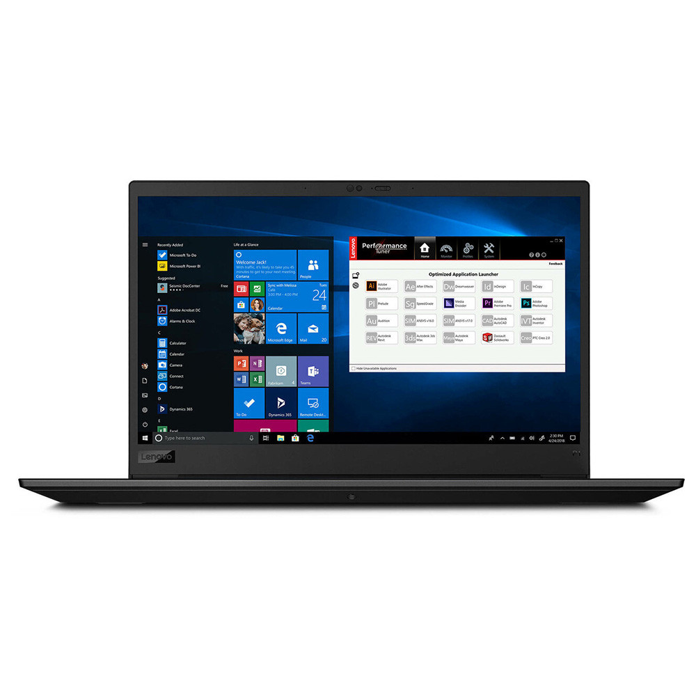 Lenovo ThinkPad P1 Gen 2 15.6” Laptop Intel Core i7 9th Gen. 32GB RAM ...
