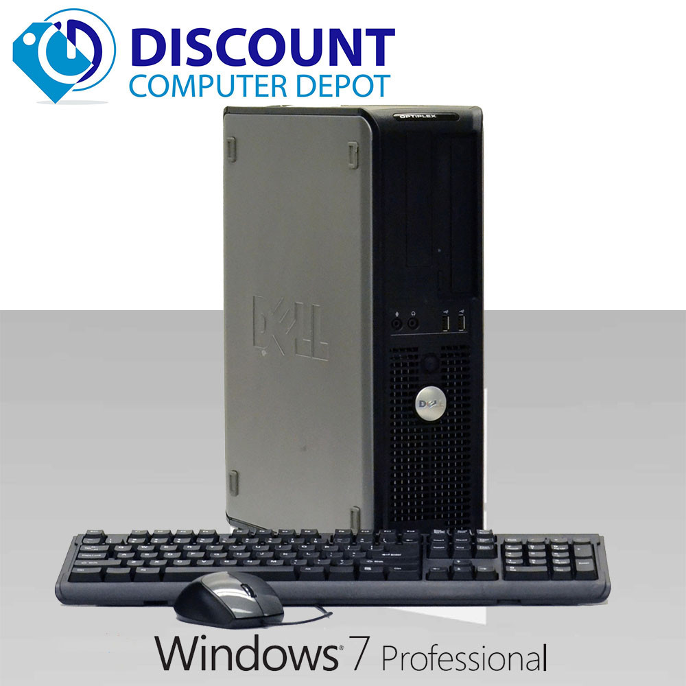 Dell Optiplex Windows 7 Pro Desktop Computer C2D 3.0GHz 8gb 1TB