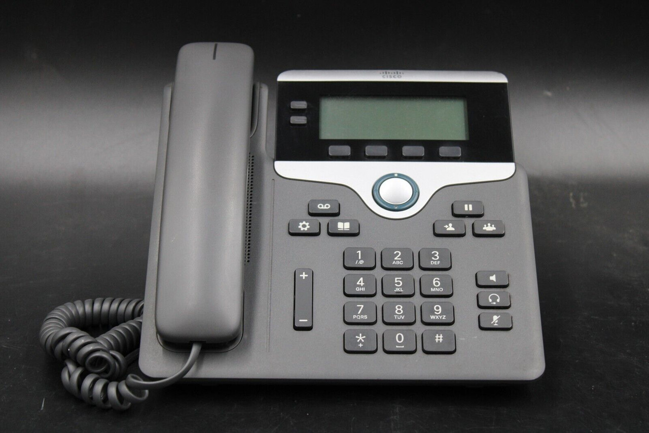 Cisco Cp 7821 K9 Voip Ip Business Phone With Handset And Stand Tested