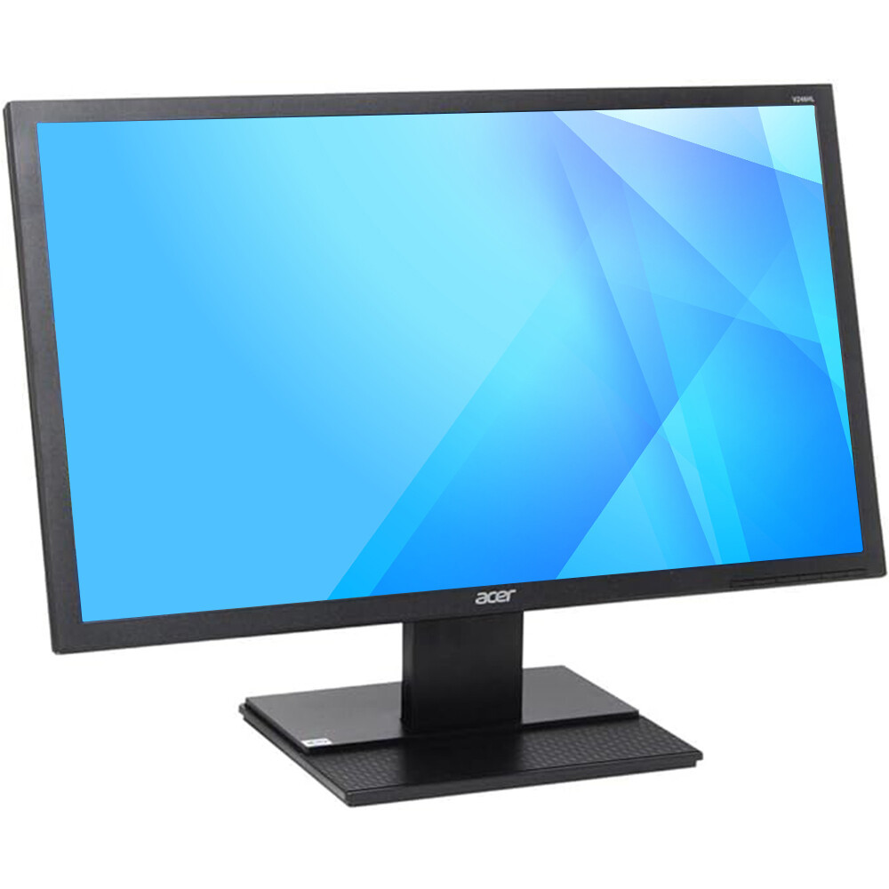 Acer V246HL 24in 1920x1080 Full HD 16:9 DVI VGA DP Desktop Computer ...