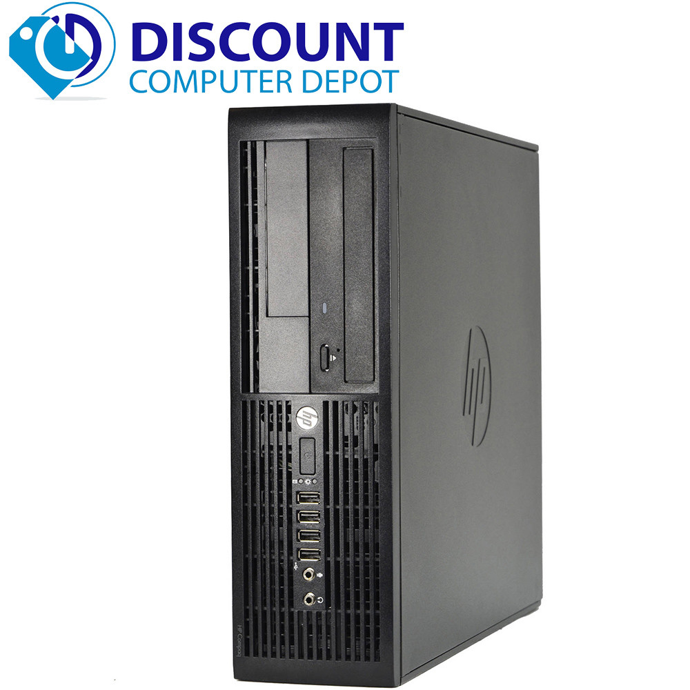 HP Elite Desktop Computer PC Intel i3 3.1GHz 4GB 250GB DVDRW Windows 10 ...