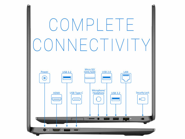 Dell Latitude 3510 Laptop PC 15.6" Intel Core i5 10th Gen 8GB RAM 256GB ...