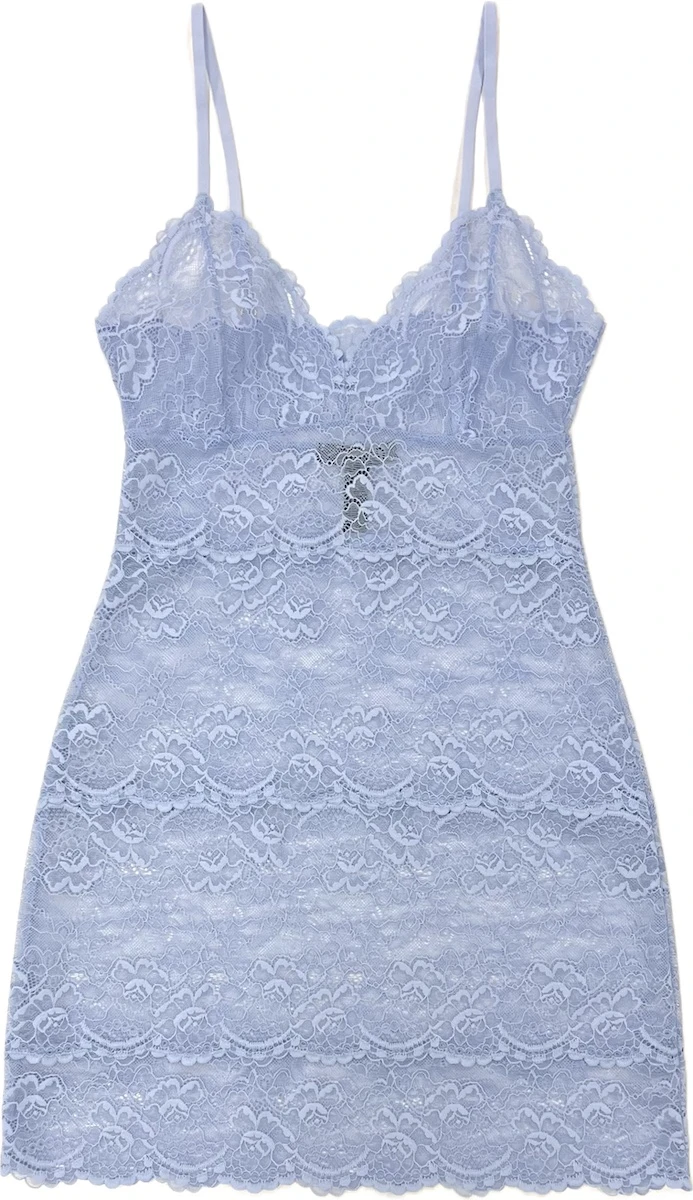 ALL LACE CLASSIC FULL SLIP SERENITY BLUE - Samantha Chang
