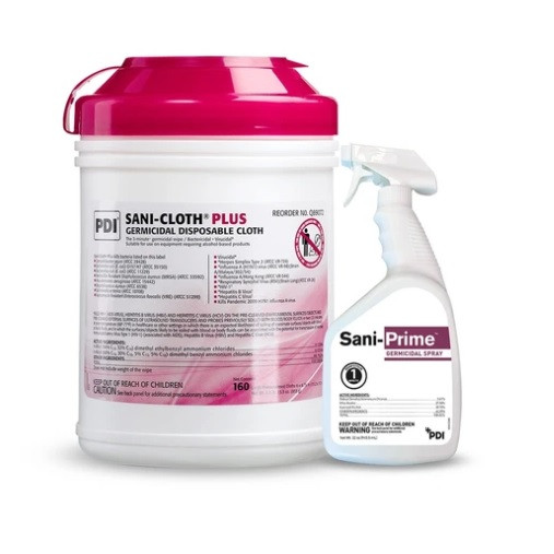 PDI Sani-Cloth Prime Germicidal Wipes - Sanitizing wipes - Large 160 ...