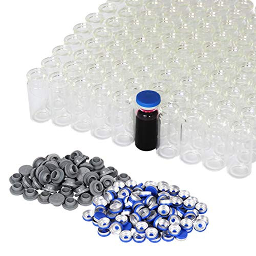 20mm Flip Off Caps-100 Pcs Aluminum-Plastic Blue Flip Off Caps for ...