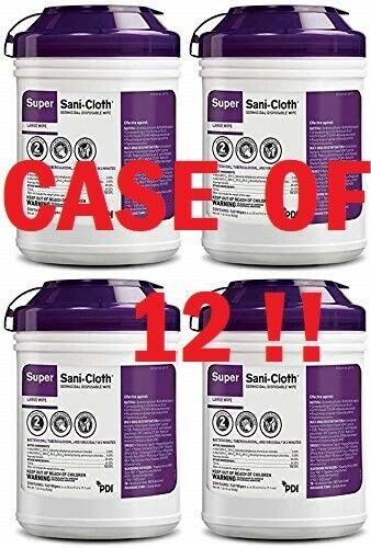 PDI Q89072 Sani-Cloth Plus Germicidal Disposable Cloths, 160/Tub