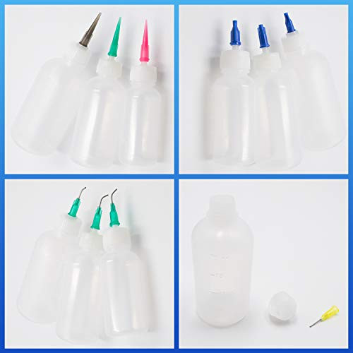 Needle Tip Bottle with 16G 18G 20G Elbow Blunt Needle and Cap Liquid ...