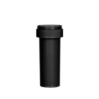 13 Dram Reversible Cap Vials Opaque Black (275 Units/Box)