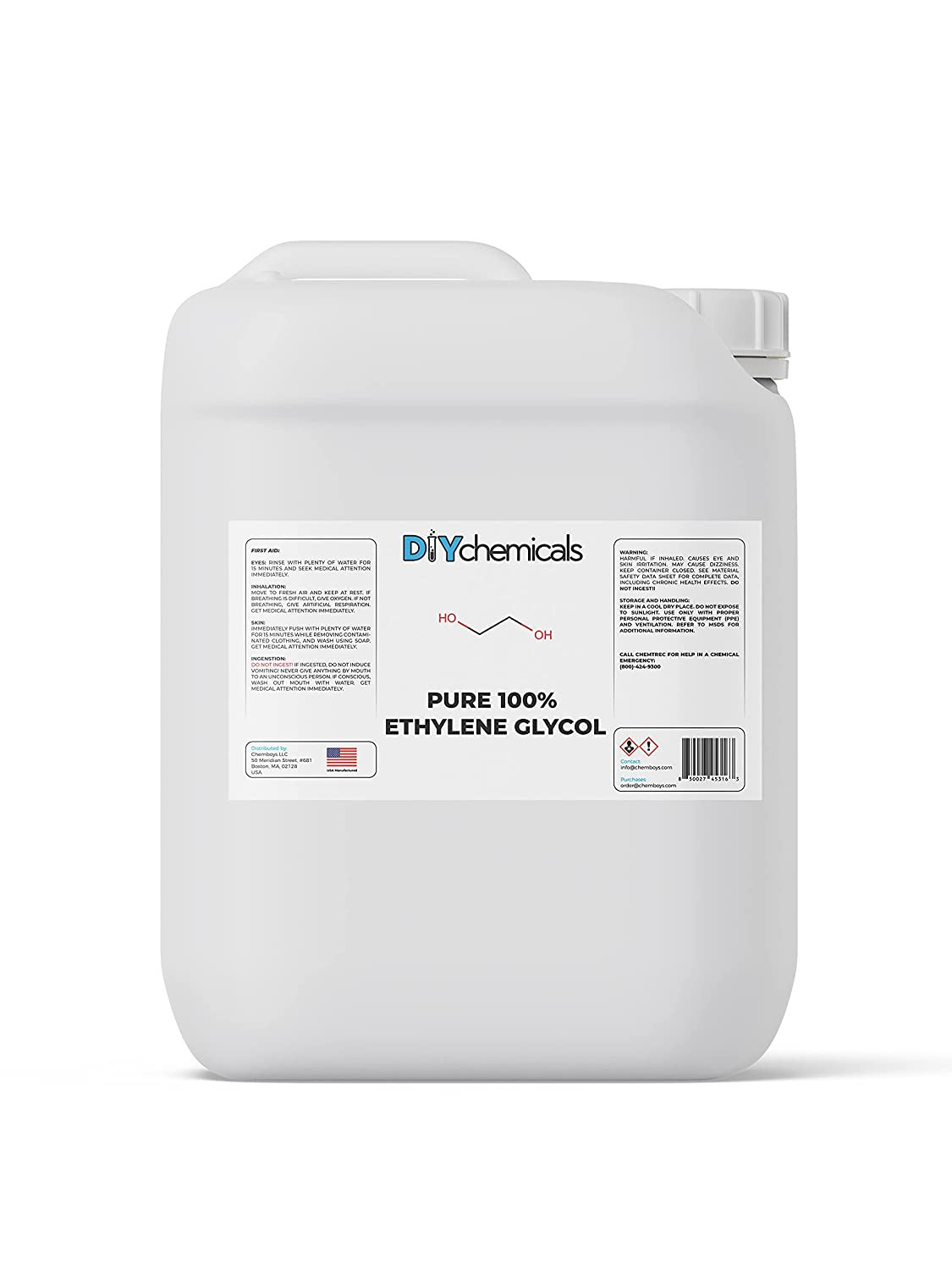 DIYChemicals Ethylene Glycol ?? Concentrate, Technical Grade for ...