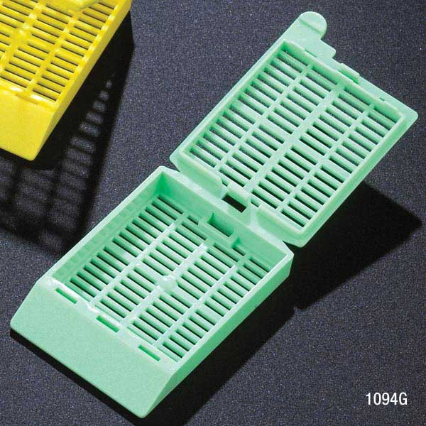 Cassette, Tissue Embedding with Attached Lid, 35?ø Writing Area, GREEN ...