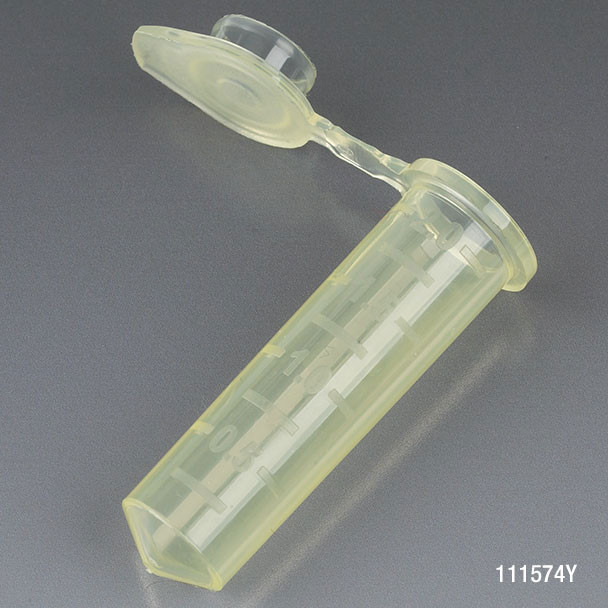 Microcentrifuge Tube, 2.0mL, PP, Attached Snap Cap, Graduated, Assorted ...