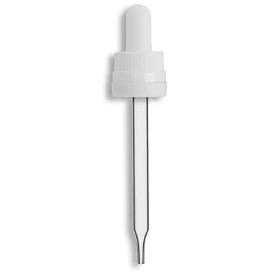 18-415 White Tamper Evident/Child Resistant "Superdropper" Dropper ...
