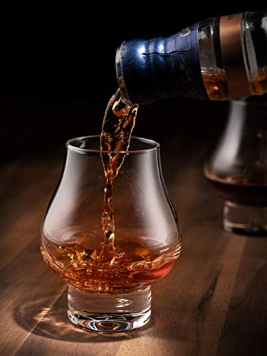 MULSTONE Scotch Whiskey Cognac Snifter Glasses - Set of 4 - Crystal ...