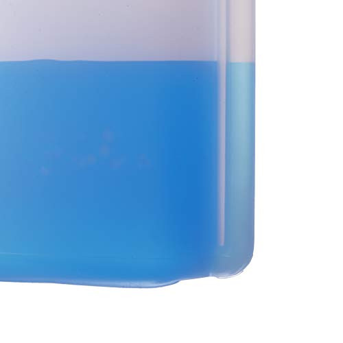 Plastics 41392 HDPE Graduated Dispenser with Caps, 8 oz, Natural, 12 Piece