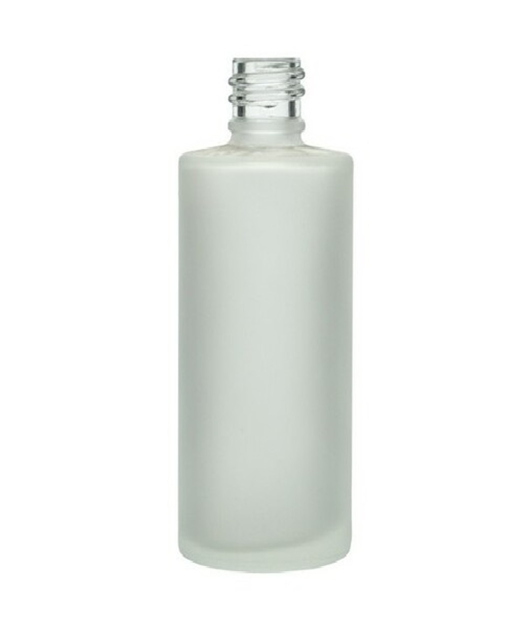 2 Oz Clear Frosted Cylinder Glass Bottle