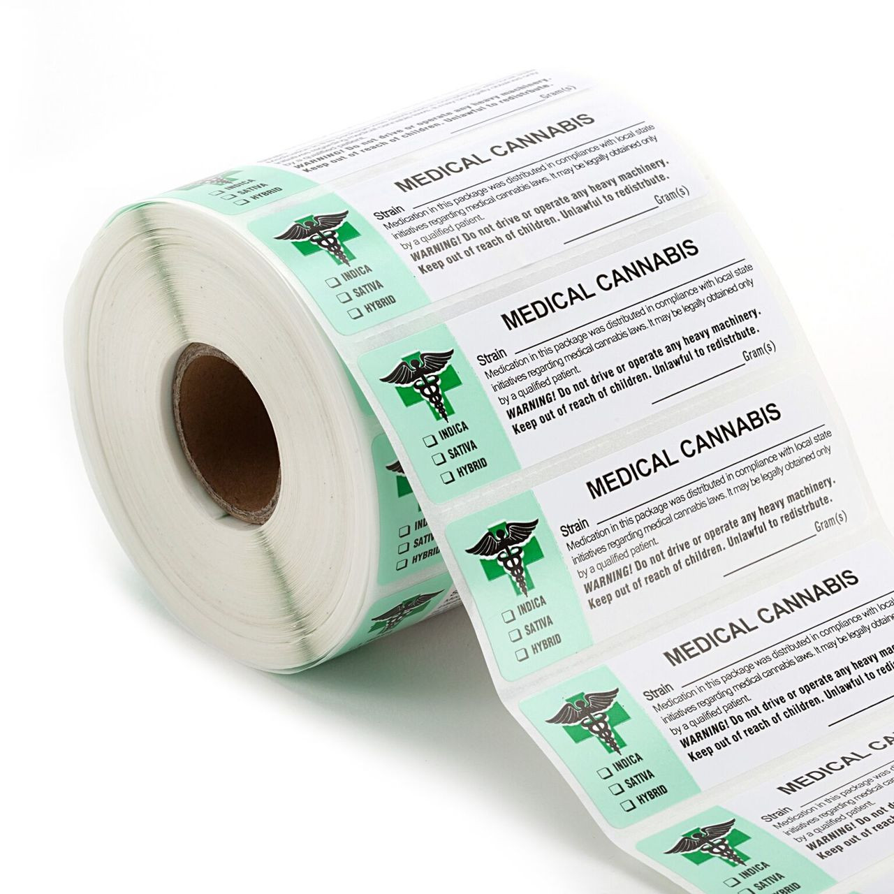 1000 pcs, Generic Medical Labels ROLL Compliant Sticker - Set of 2